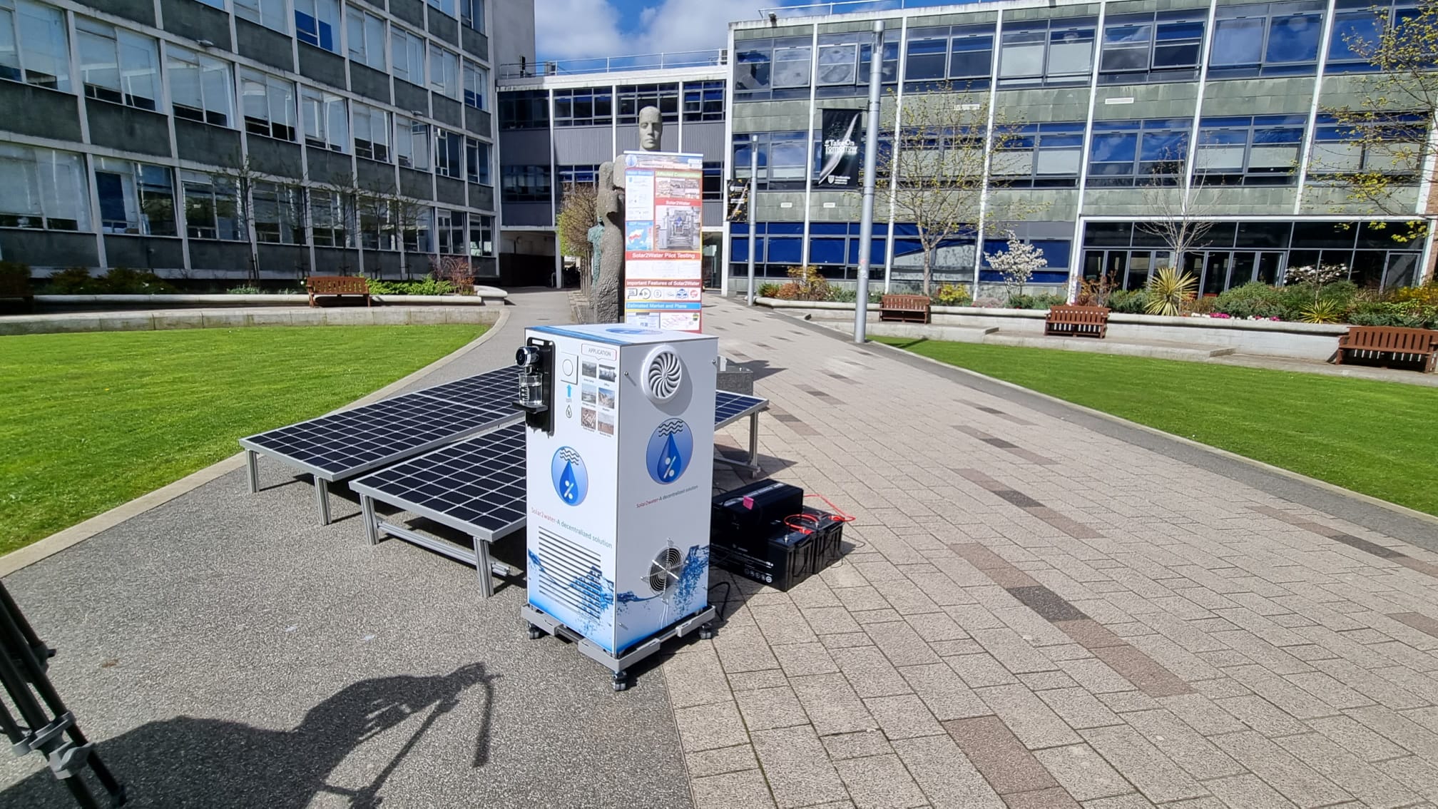 New portable system produces drinking water from air and sunlight ...